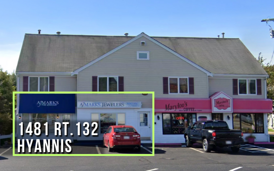 Storefront Space Right Off the Exit in Hyannis Now Available to Lease!